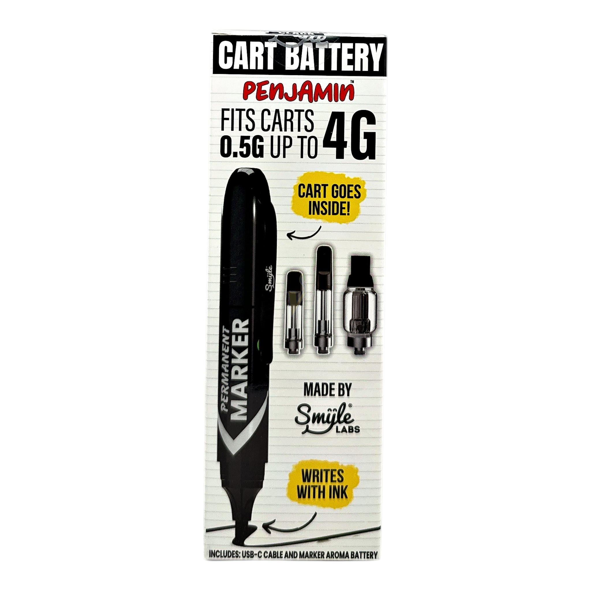 Penjamin Permanent Marker Cartridge Battery - The Vapor Shoppe
