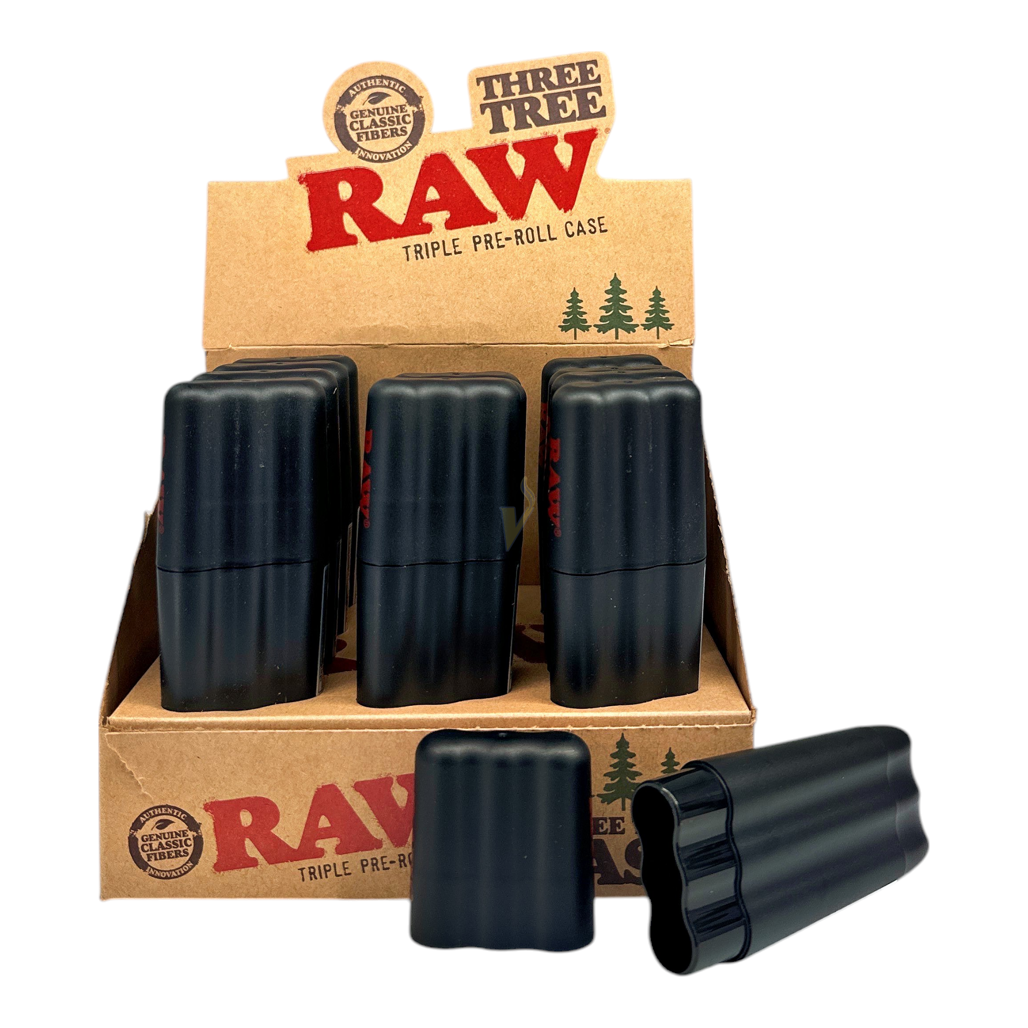 Raw Three Tree Triple Pre Roll - The Vapor Shoppe