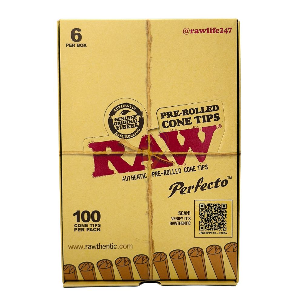 Raw 100ct Pre Rolled Cone Tips Case – The Vapor Shoppe